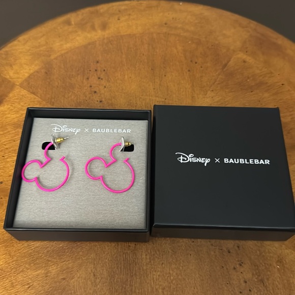 BaubleBar | Jewelry | Minnie Mouse Pink Baublebar Earrings | Poshmark
